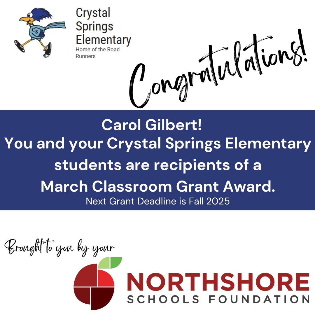 2025 Spring Classroom Grant Winners - Northshore Schools Foundation